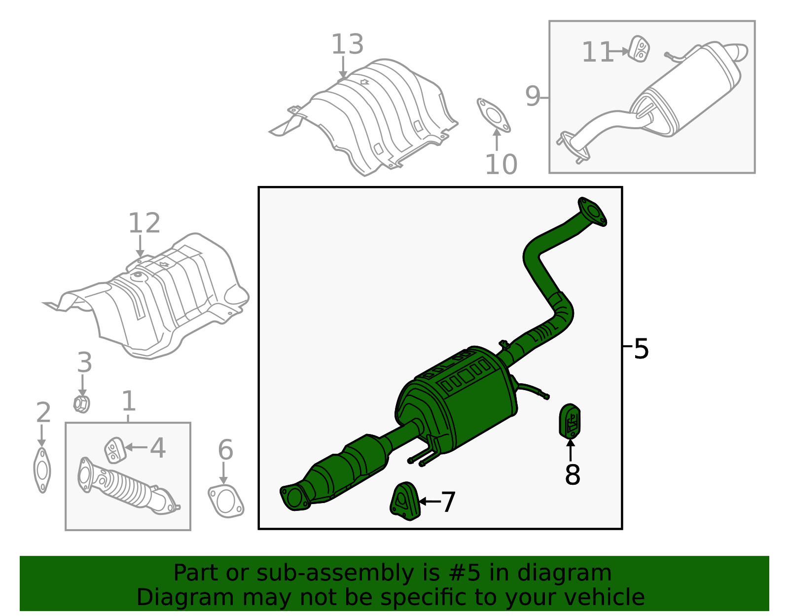 28600-B2310 - Intermediate Pipe 2014-2019 Kia Soul | Kia.Parts Store