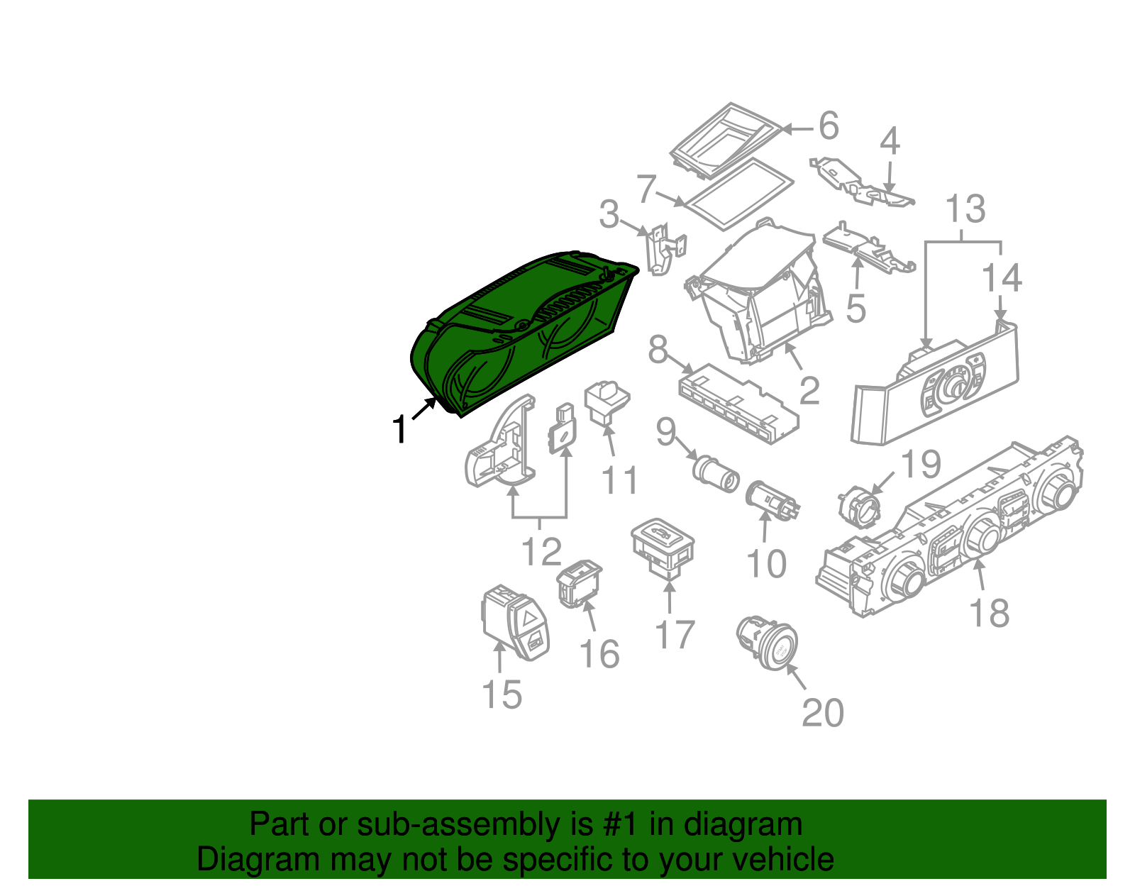 62-11-6-958-594 - Instrument Cluster - 2004-2005 BMW | BMW Parts Exchange