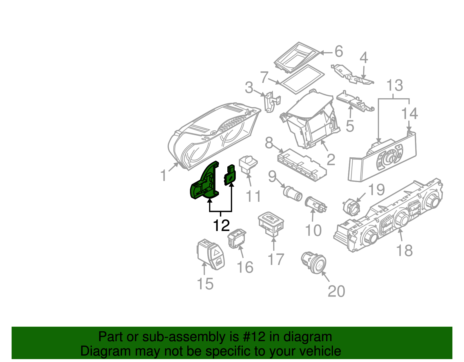 64-11-6-928-326 - Sensor - 2004-2013 BMW | Buy BMW Parts Now