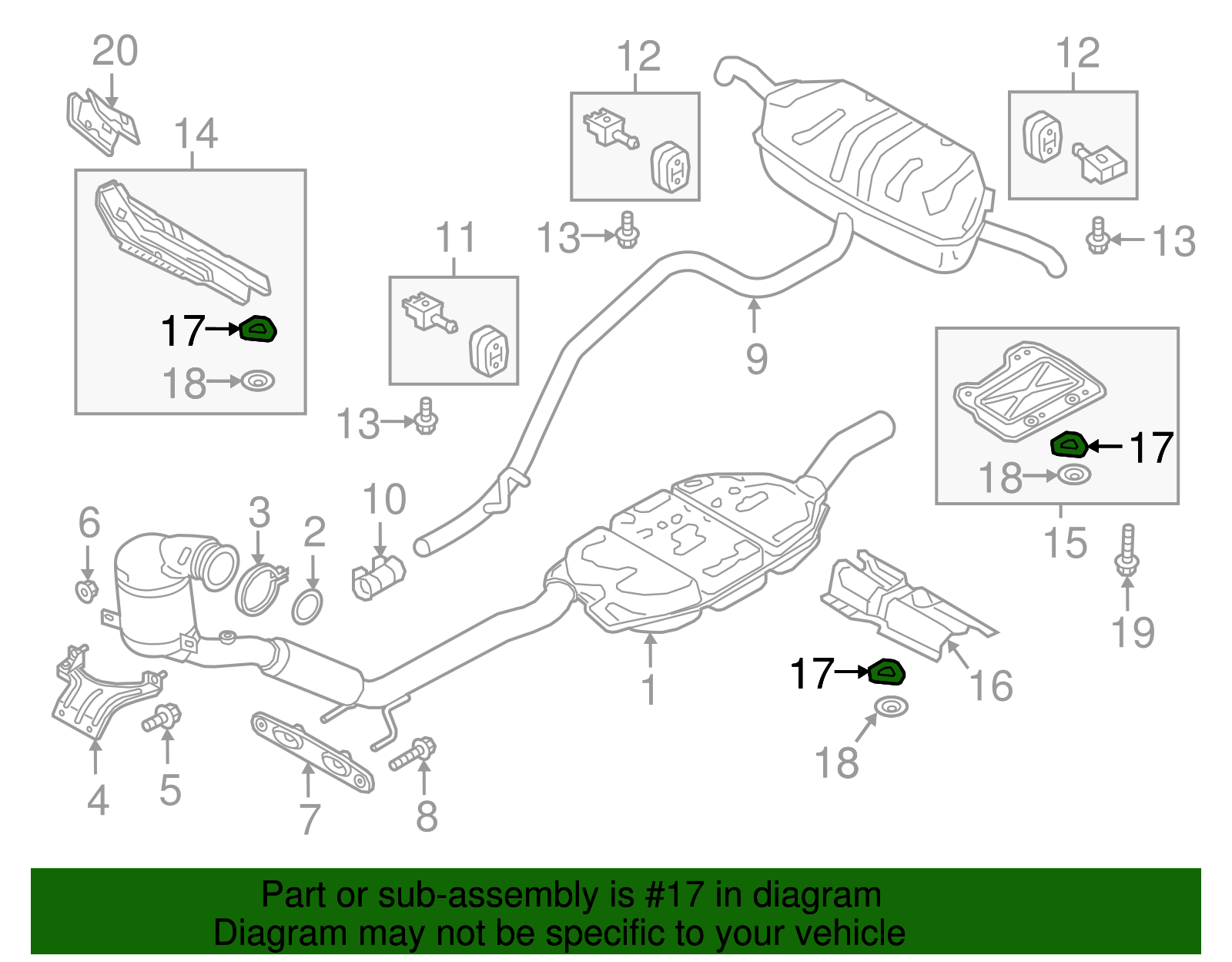 WHT-003-386 - Floor Pan Heat Shield Washer - 2018-2025 Volkswagen | VW ...