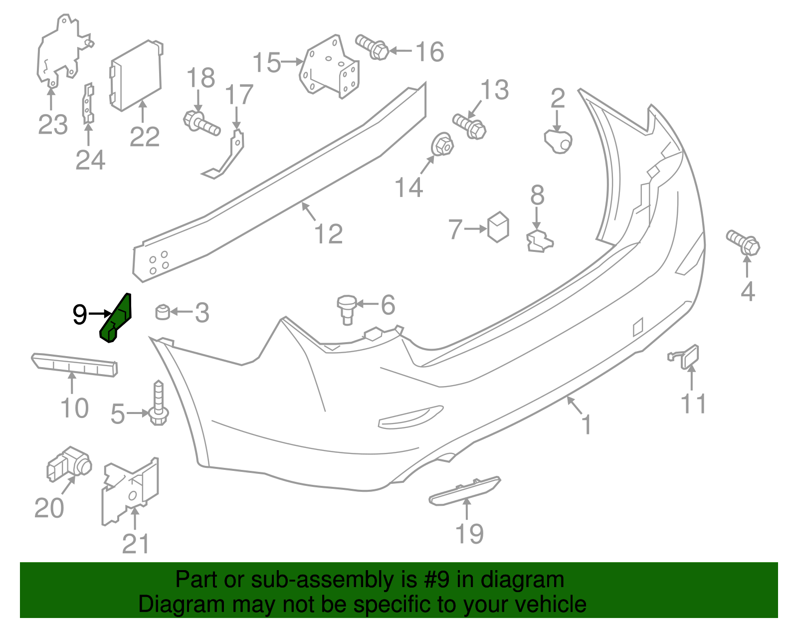 85225-4GA0A - Upper Bracket 2014-2020 Infiniti Q50 | Official INFINITI ...