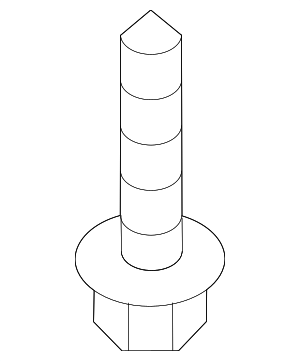 085666205A (85666205a) - Bumper Cover Screw | Infiniti Parts Net