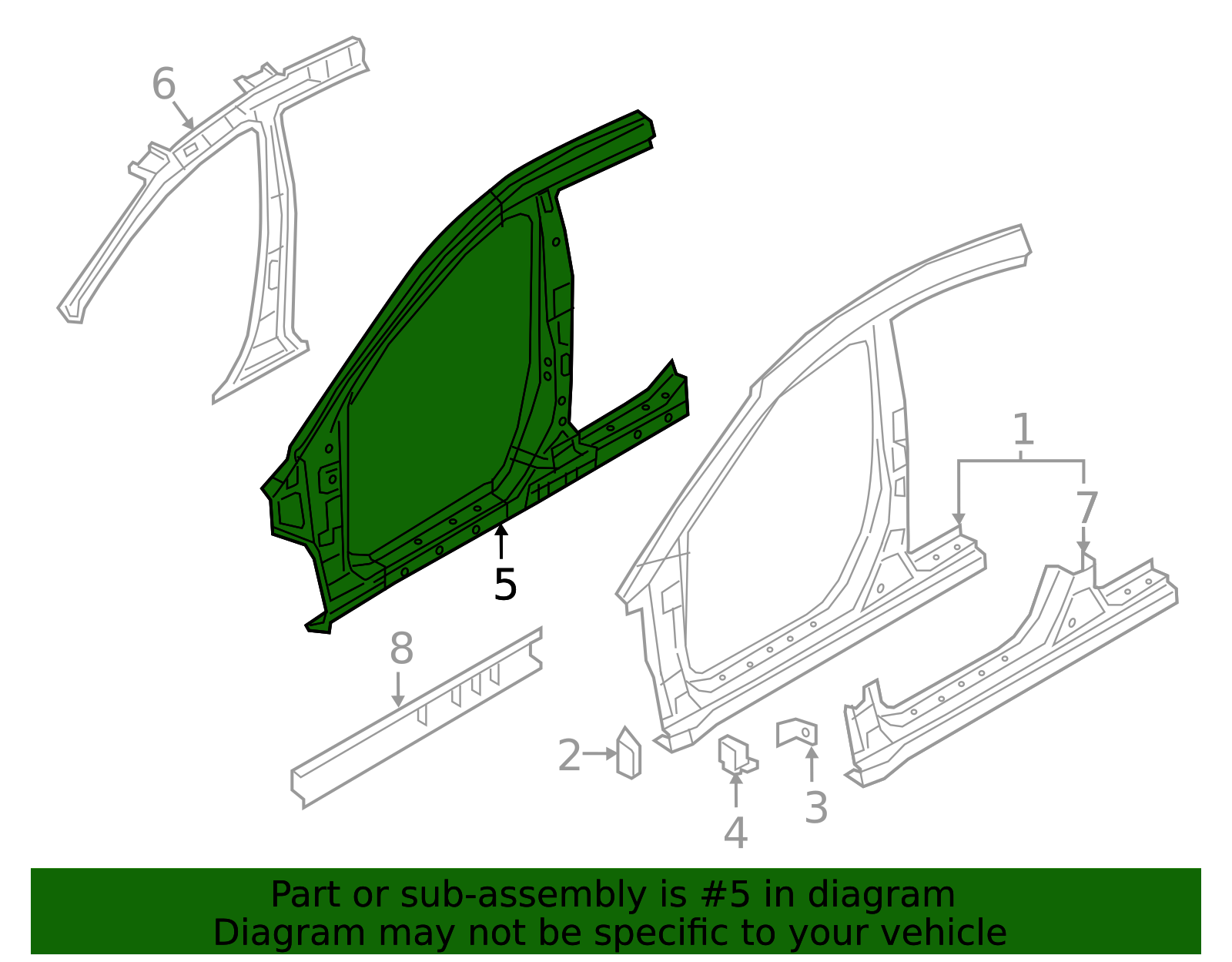 Uniside - Complete OEM Side Body Assembly | AutoNation Parts