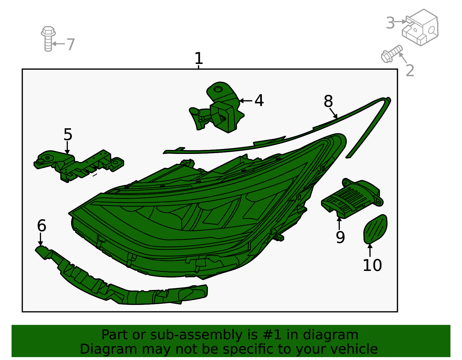 2021-2023 Hyundai Sonata Headlamp Assembly 92102-L1150 | OEM Parts Online