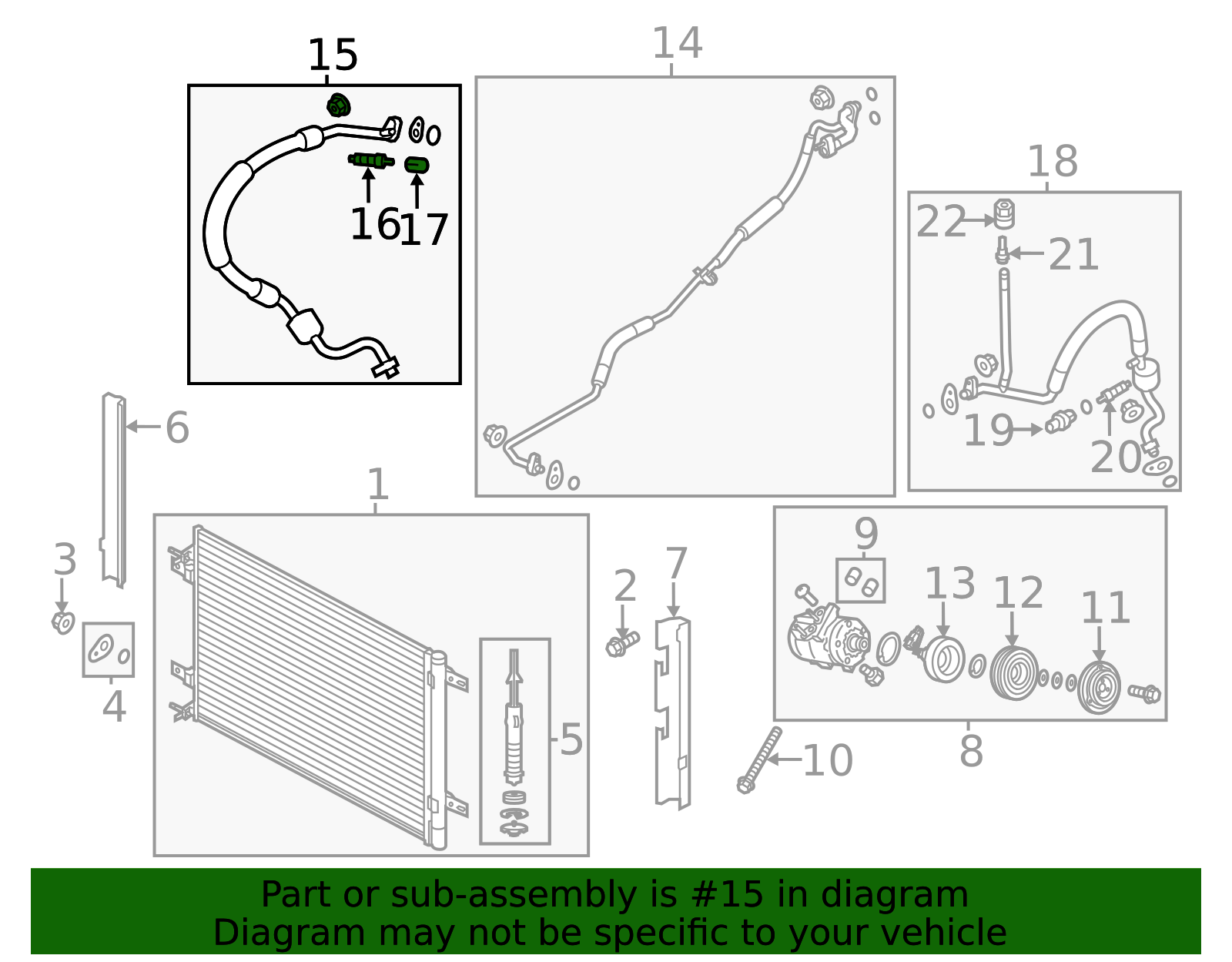 2011-2016 Ford | Motorcraft A/C Refrigerant Suction Hose | YF-37140 ...