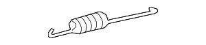 Genuine Toyota Parking Brake Shoe Return Spring part# 90905-06046 for ...