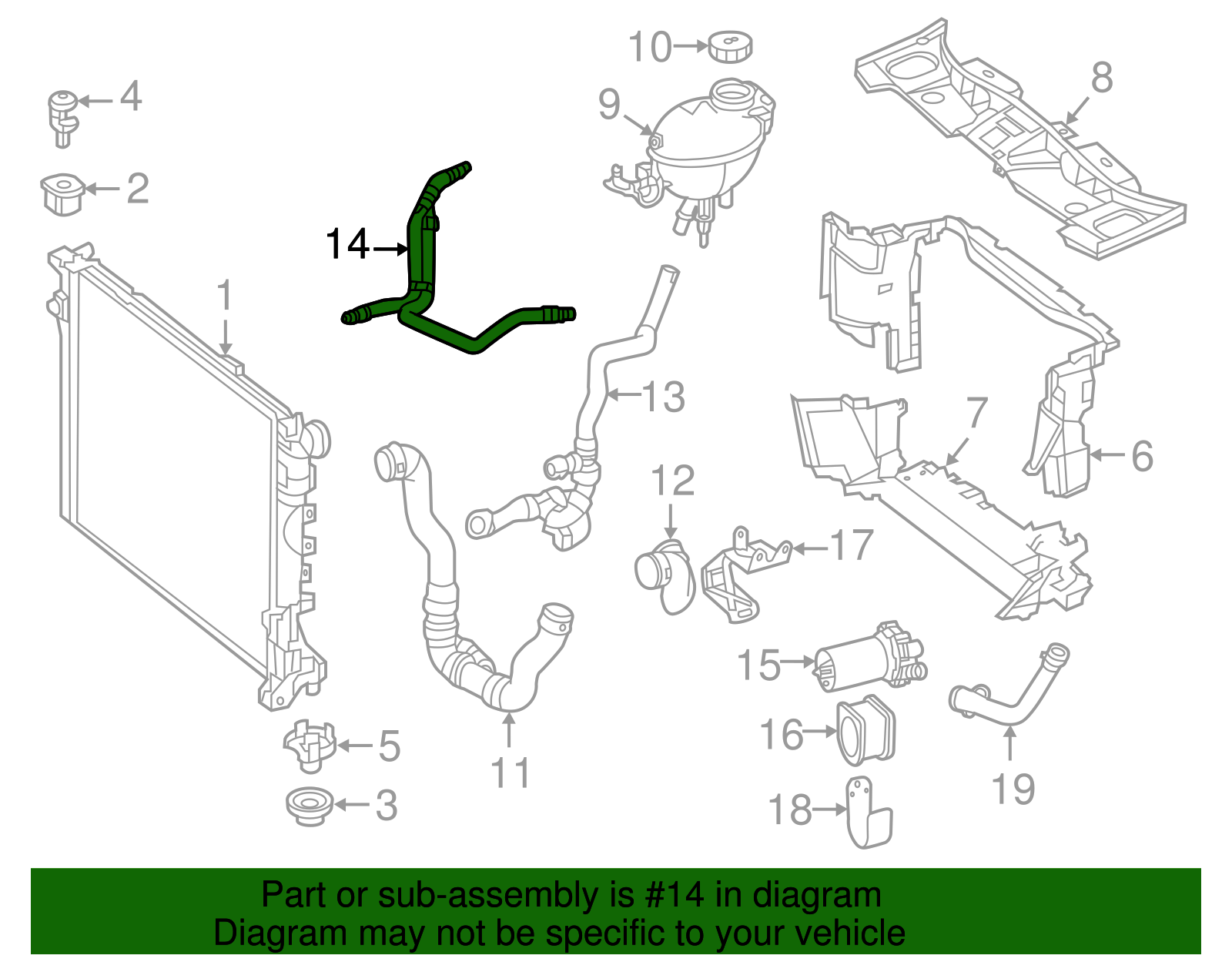 212-501-06-25 - Vent Hose 2012-2018 Mercedes-Benz | Mercedes-Benz ...