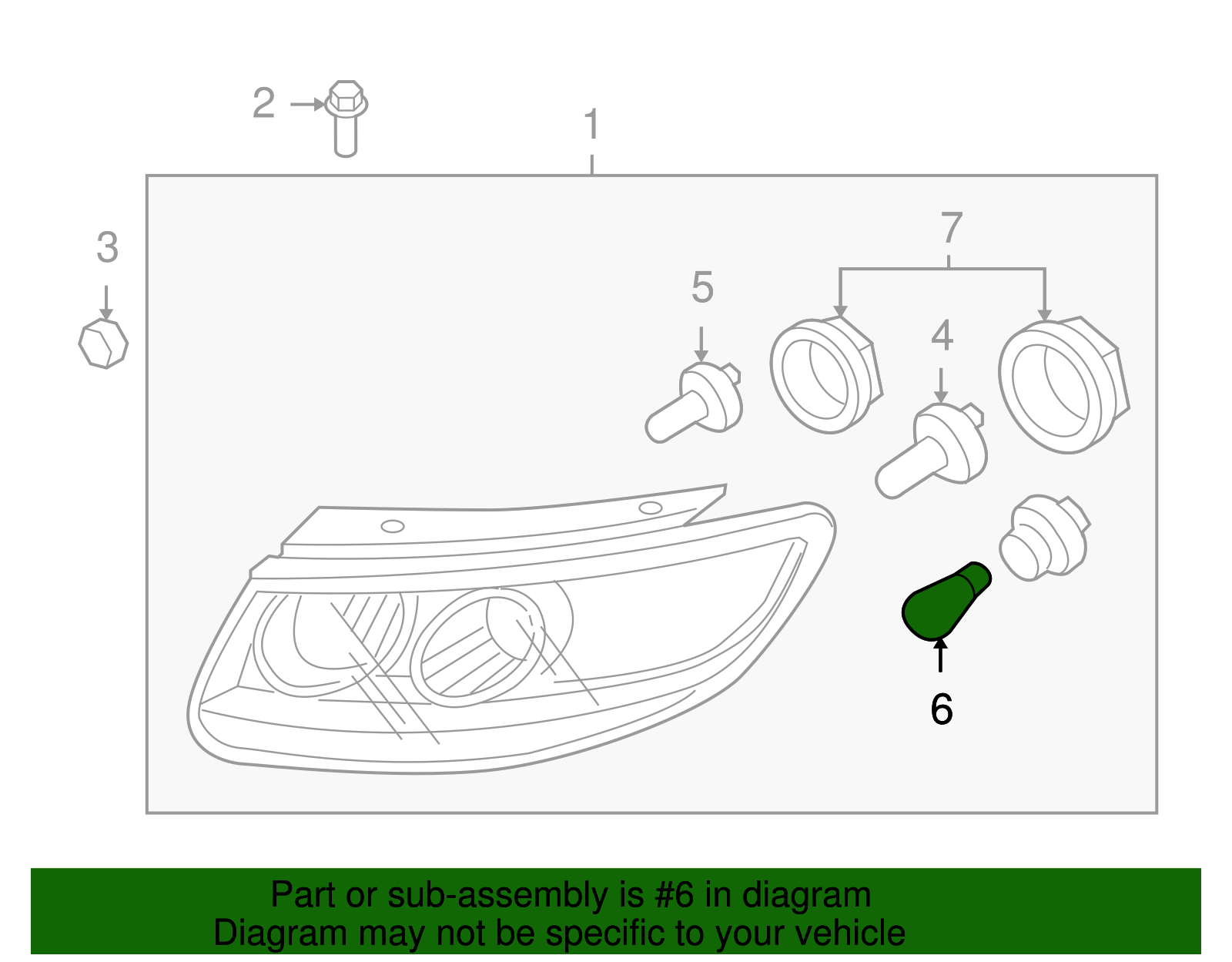 2007-2012 Hyundai Signal Lamp Bulb 18644-27088-N | OEM Parts Online