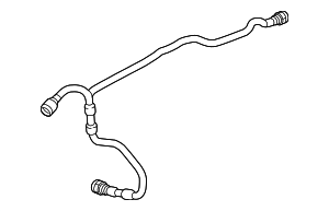 17127856734 - 2018-2019 BMW M5 Upper Hose (17-12-7-856-734) | BMW of ...