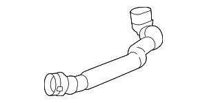 205-501-66-00 - Vent Hose 2017-2018 Mercedes-Benz C 300 | Mercedes-Benz ...