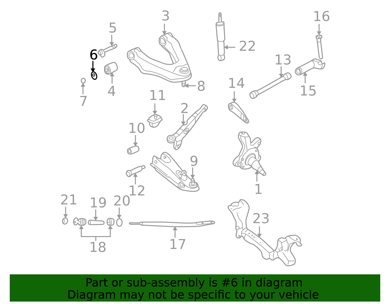1998-2023 Nissan Suspension Control Arm Washer 54559-2S40A | TascaParts.com
