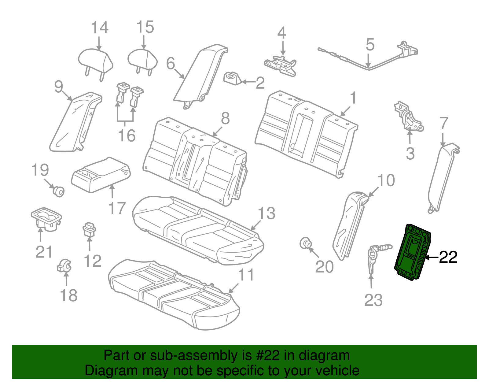 82188-TA5-A01ZB - Lid Assembly 2008-2012 Honda Accord | Honda Parts Online