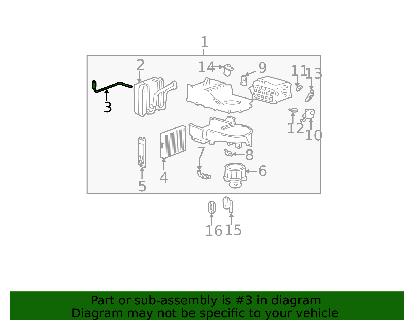 1999-2006 Hyundai Refrigerant Temp Sensor 97614-3D000 | MotorMotor