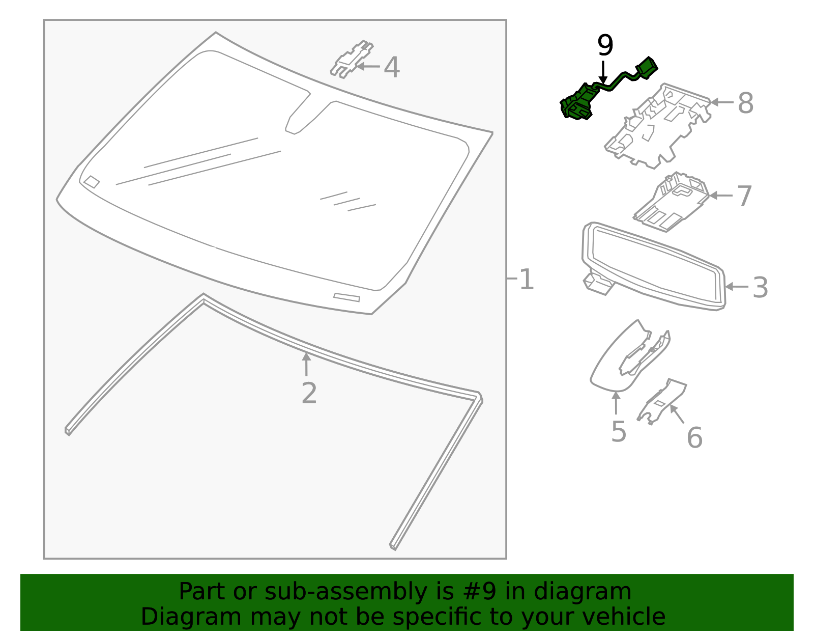 2021-2025 GM Windshield Outside Moisture,Ambient Light, and Humidity ...