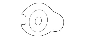 Genuine Toyota Lower Molding Fastener part# 75392-0E010 for 2014-2019 ...