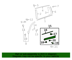 75078-0E010 - Lower Molding - 2014-2019 Toyota Highlander | Nucar ...