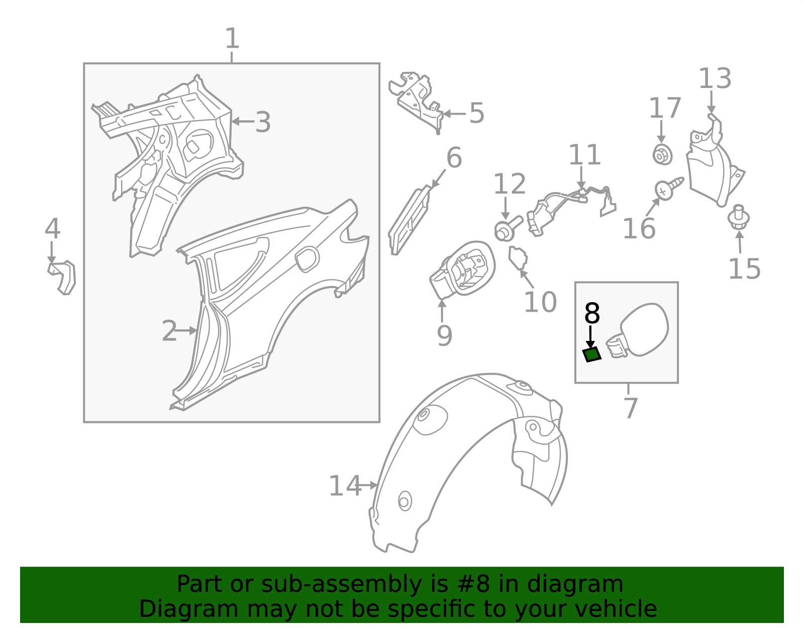Fuel Door Spring 79553-29000 | OEM Parts Online