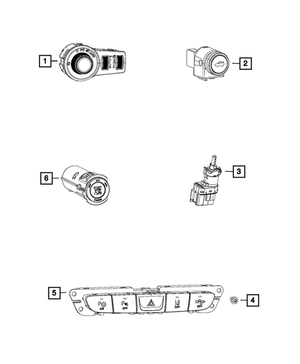 2013-2023 Mopar | Stop Lamp Switch | 68349583AA | Mopar Auto Parts Direct