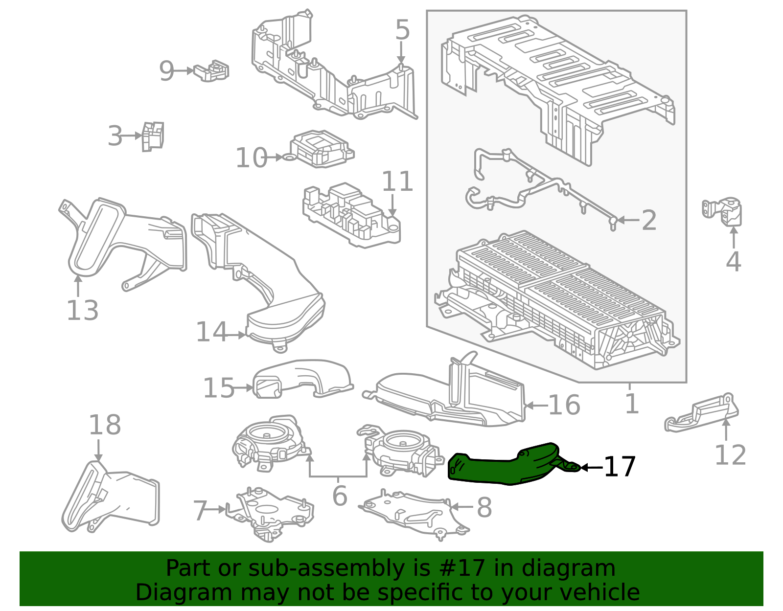 2023-2025 Toyota Sequoia Duct G92E2-0C020 | Toyota Parts Center