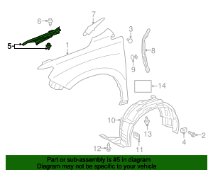 53808-0E011 - Reinforcement 2010-2015 Lexus | Lexus Parts Outlet