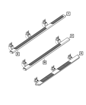 68305321AC - Side Step, Left 2016-2026 Ram | The Official Mopar eStore