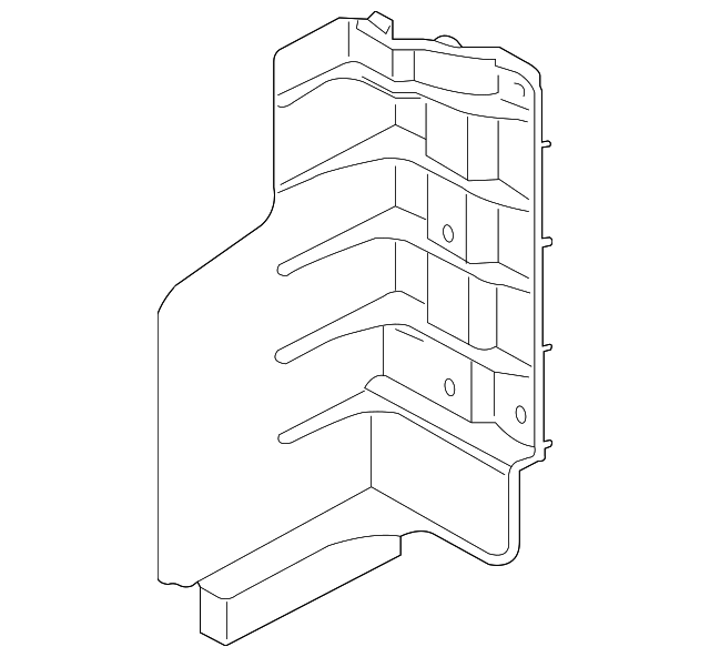 29136-4U200 - Radiator Support Air Deflector 2014-2016 Kia Optima | Kia ...