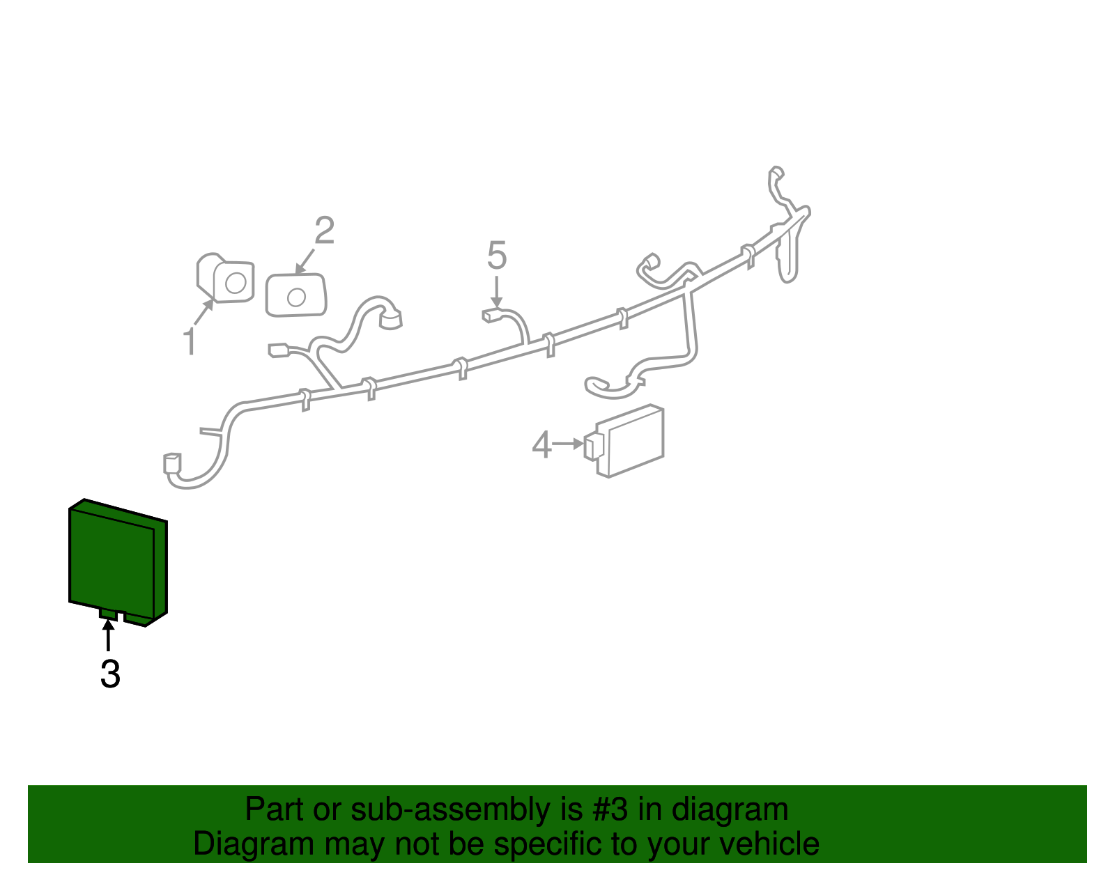 2014-2019 Cadillac Side Object Sensing Alert Module 23257304 | Capital ...