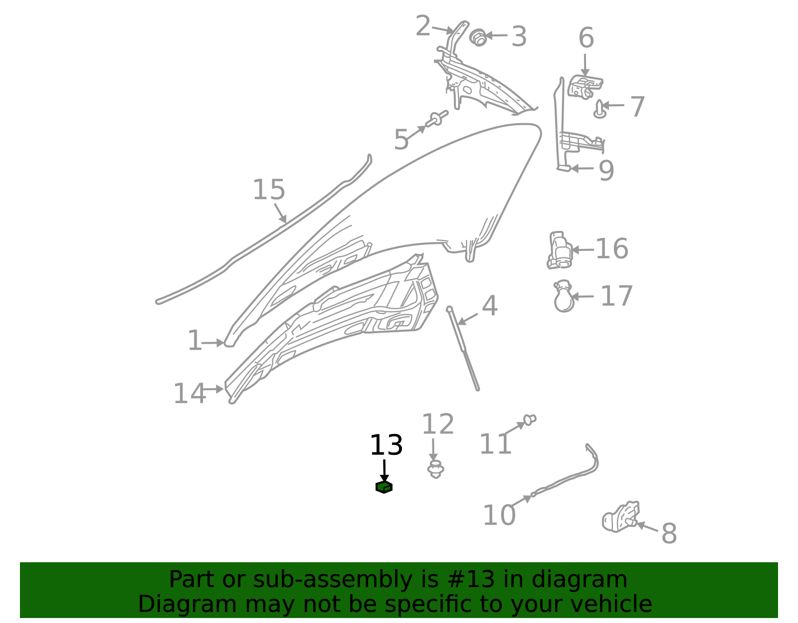 2002-2011 Mopar Insulator Bumper 55276578AA | Mopar Parts Canada