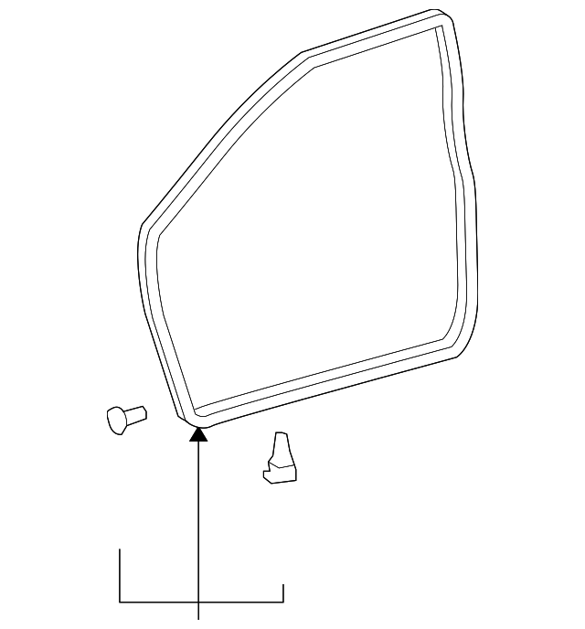67862-0T012 - Surround Weather-Strip - 2012-2015 Toyota Venza | OEM ...