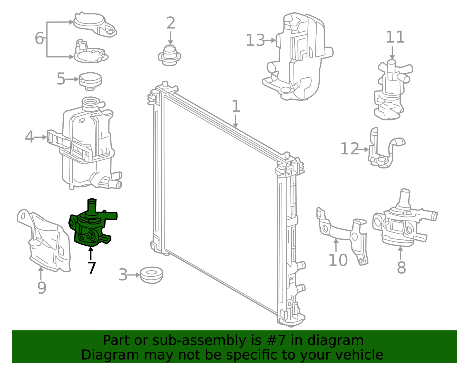 2023-2025 Toyota bZ4X 2023-2024 Toyota bZ4X - Water Pump G9040-42030 ...