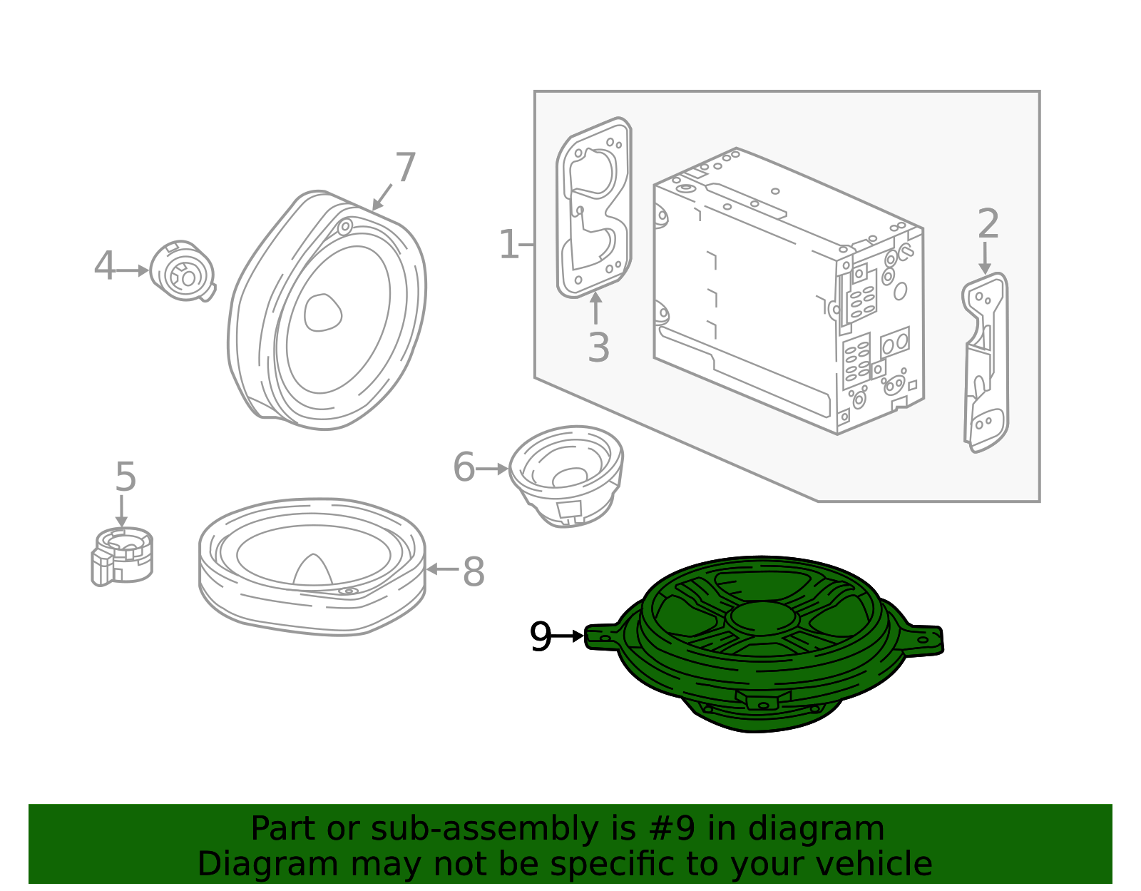 39120-TVA-A71 - Speaker Assembly Woofer (Premium) (Foster) - 2018-2021 ...