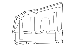 Genuine Toyota Side Cover part# 51443-0R010 for 2006-2018 Toyota RAV4 ...