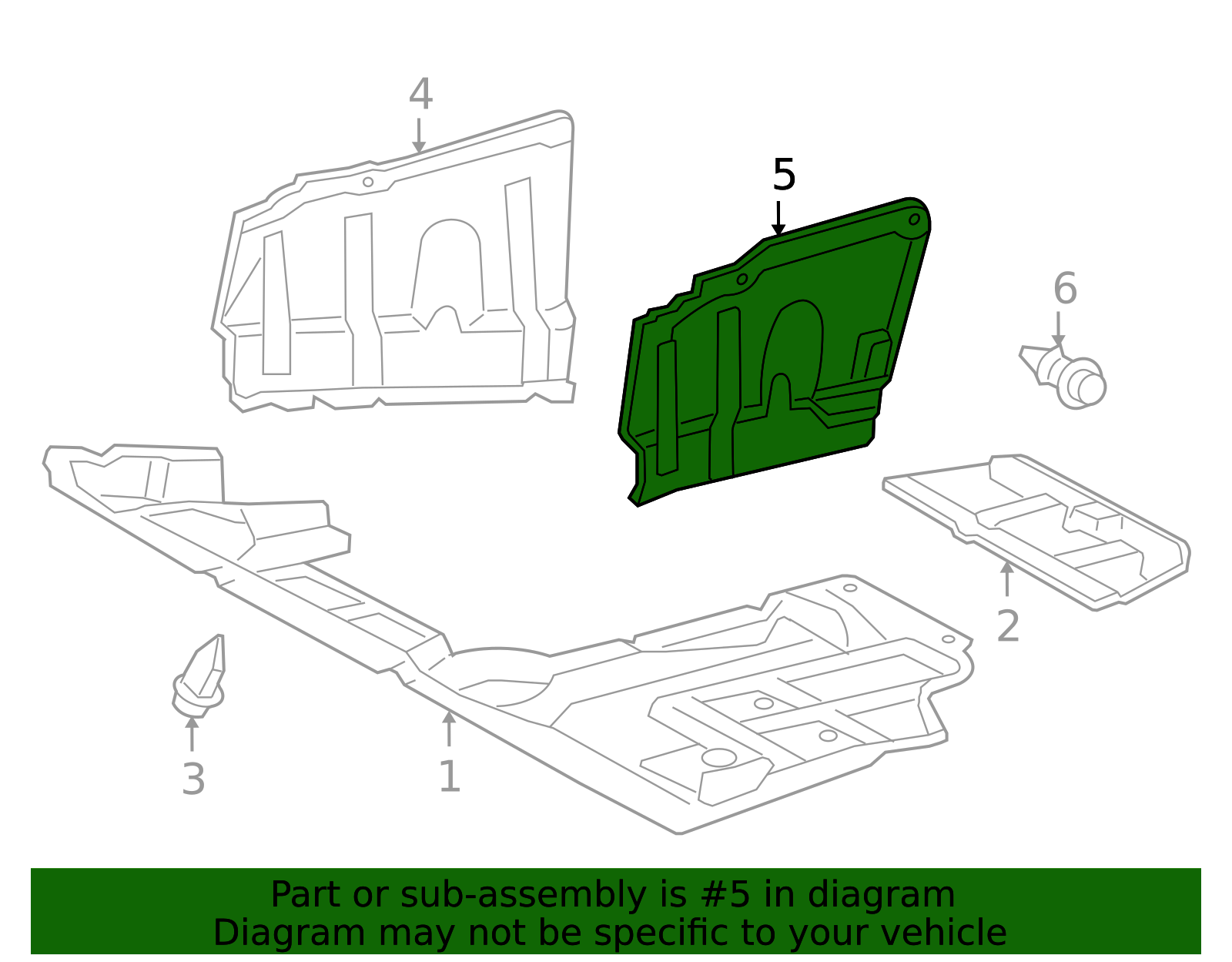 51444-0R020 - 2006-2012 Toyota RAV4 - Side Cover | Discount Parts Monster