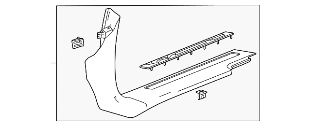 2021-2024 Cadillac Front Sill Plate 84701484 | Shop Matick Buick GMC