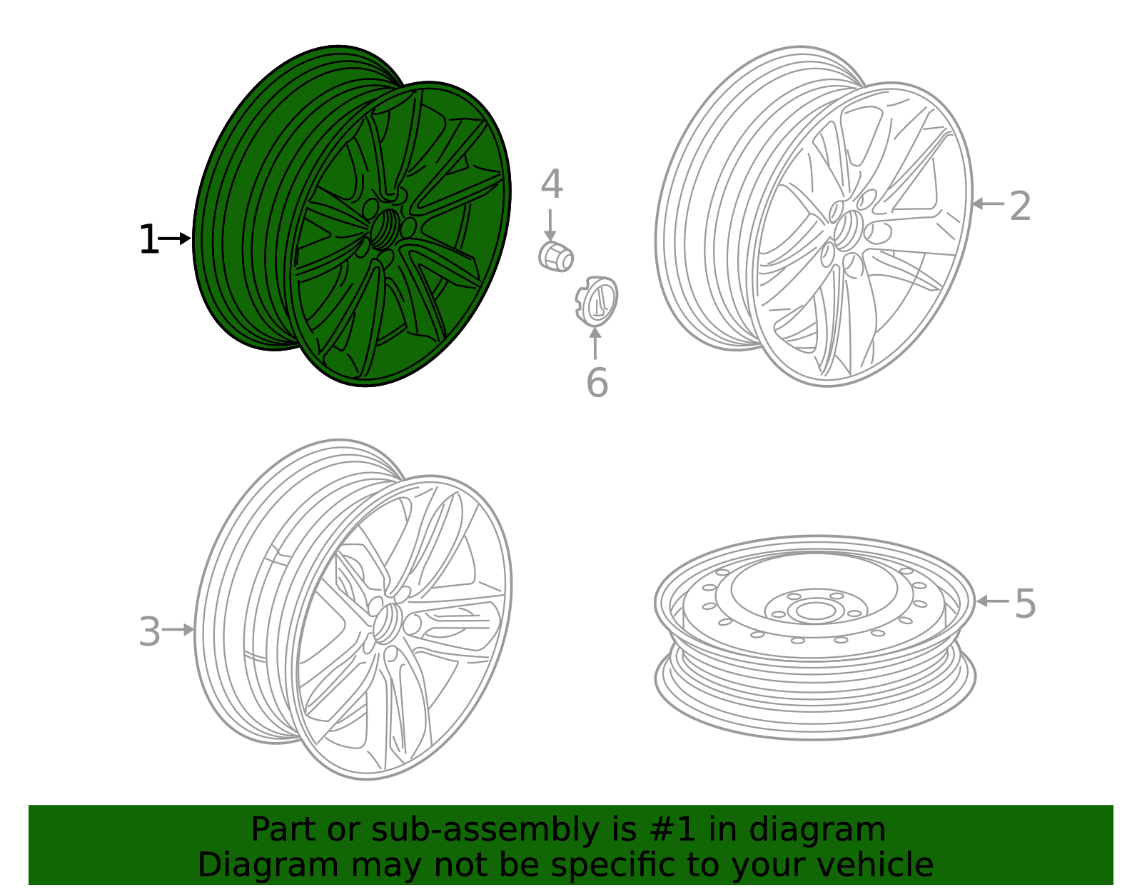 42700-TJB-A01 - 2019-2021 Acura RDX - Wheel, Alloy | All Discount Parts ...