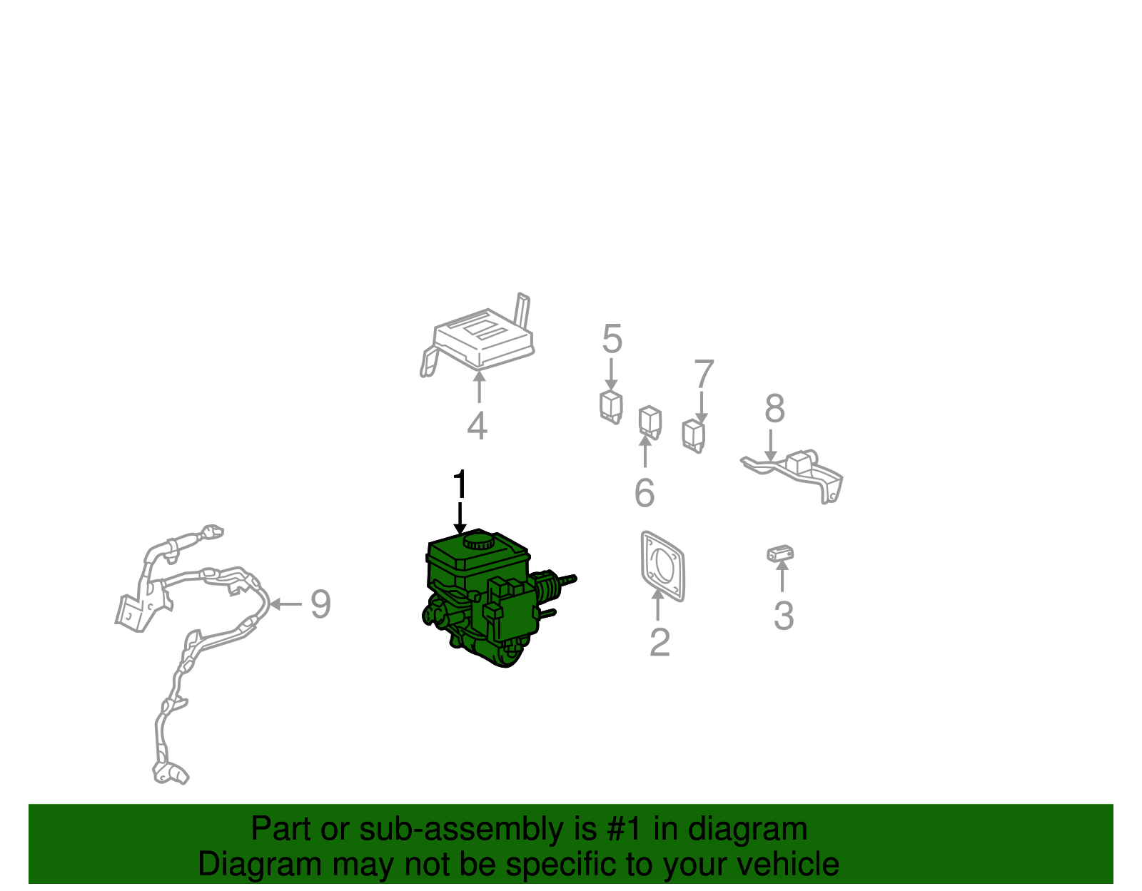 2000 Lexus LX470 | Master Cylinder | 47050-60041 | Express Lexus Parts