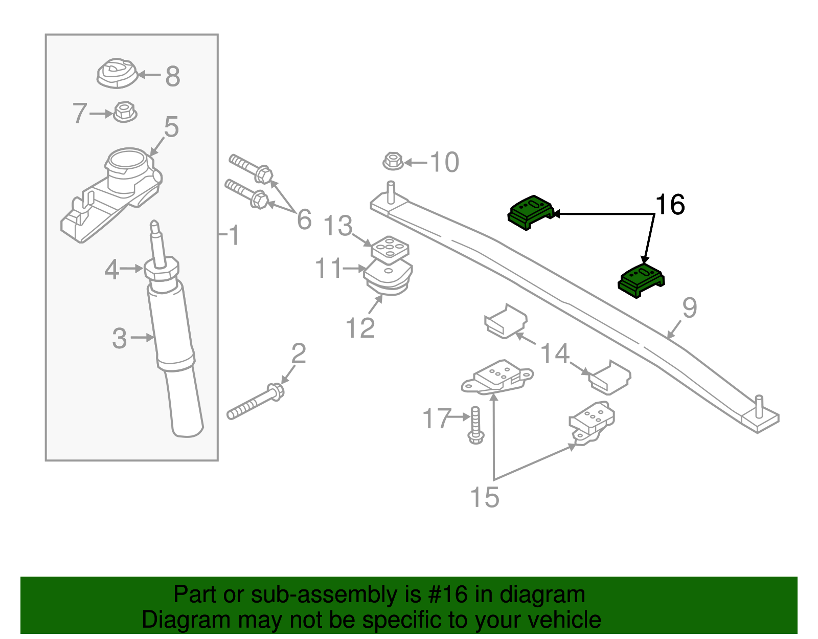 31406168 - Upper Bracket - 2016-2021 Volvo | Volvo OEM Parts Direct