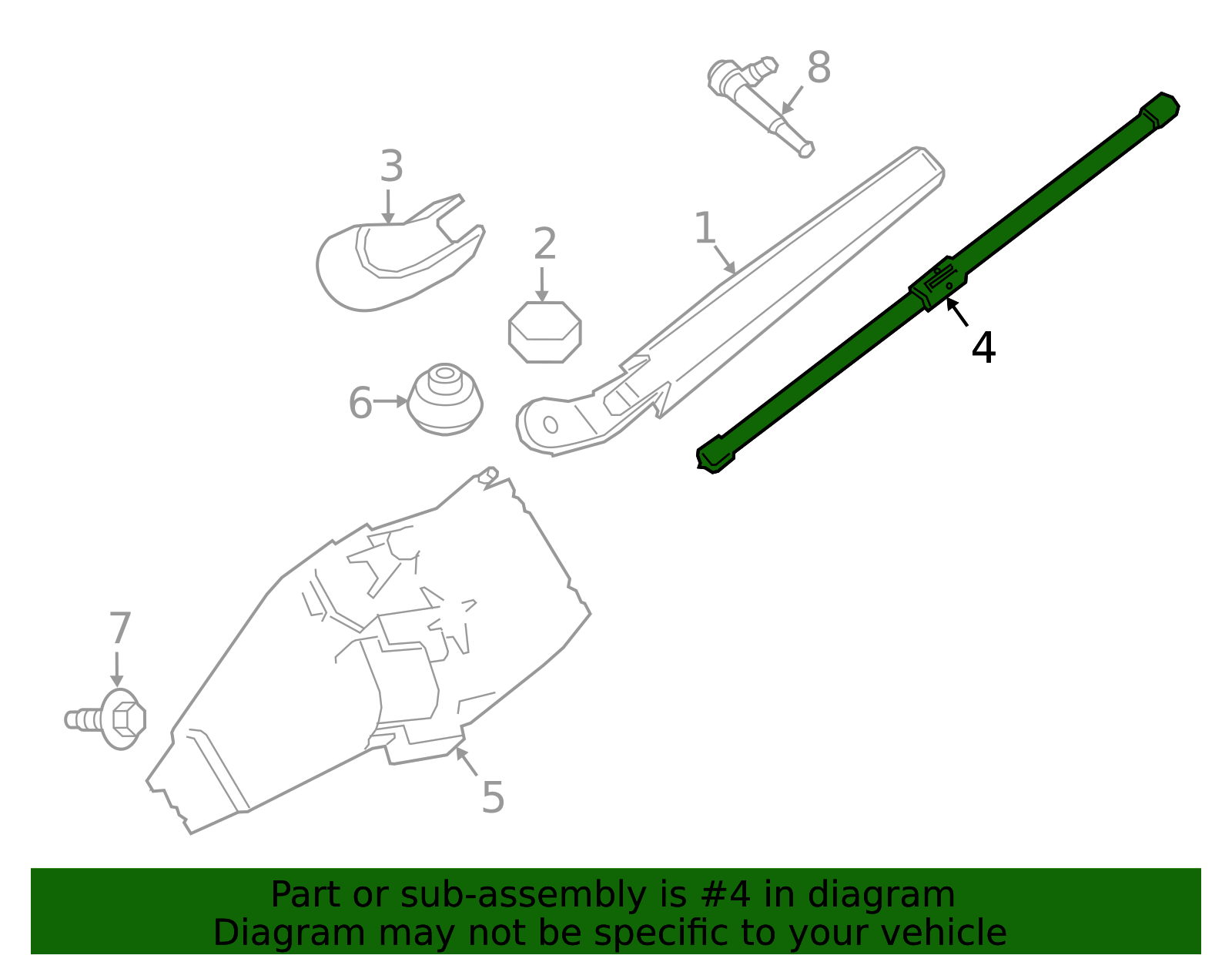 61627423865 - 2018-2023 BMW X2 Rear Wiper Blade (61-62-7-423-865) | BMW ...