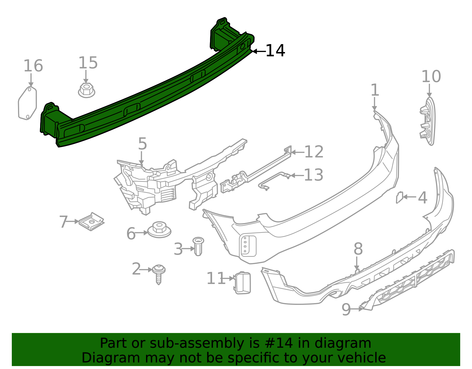 2017-2024 Mini Cooper Countryman Impact Bar 51-12-7-389-375 | Mini ...