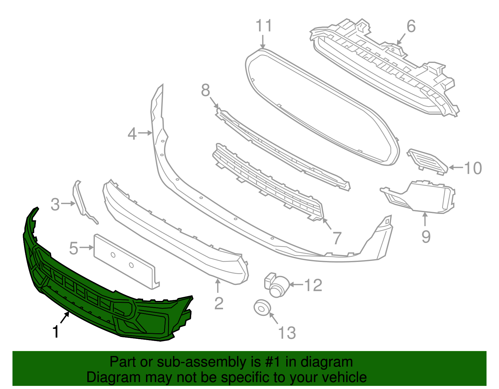 51-11-7-451-349 - Bumper Cover | BMWPartsHub