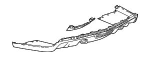 Rear Lower Bumper Cover 22840476 GM | GMPartsDirect.com