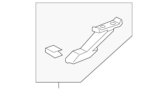 2013-2019 Cadillac ATS Rear Bumper Lower Fascia Bracket 20965765 | Shop ...