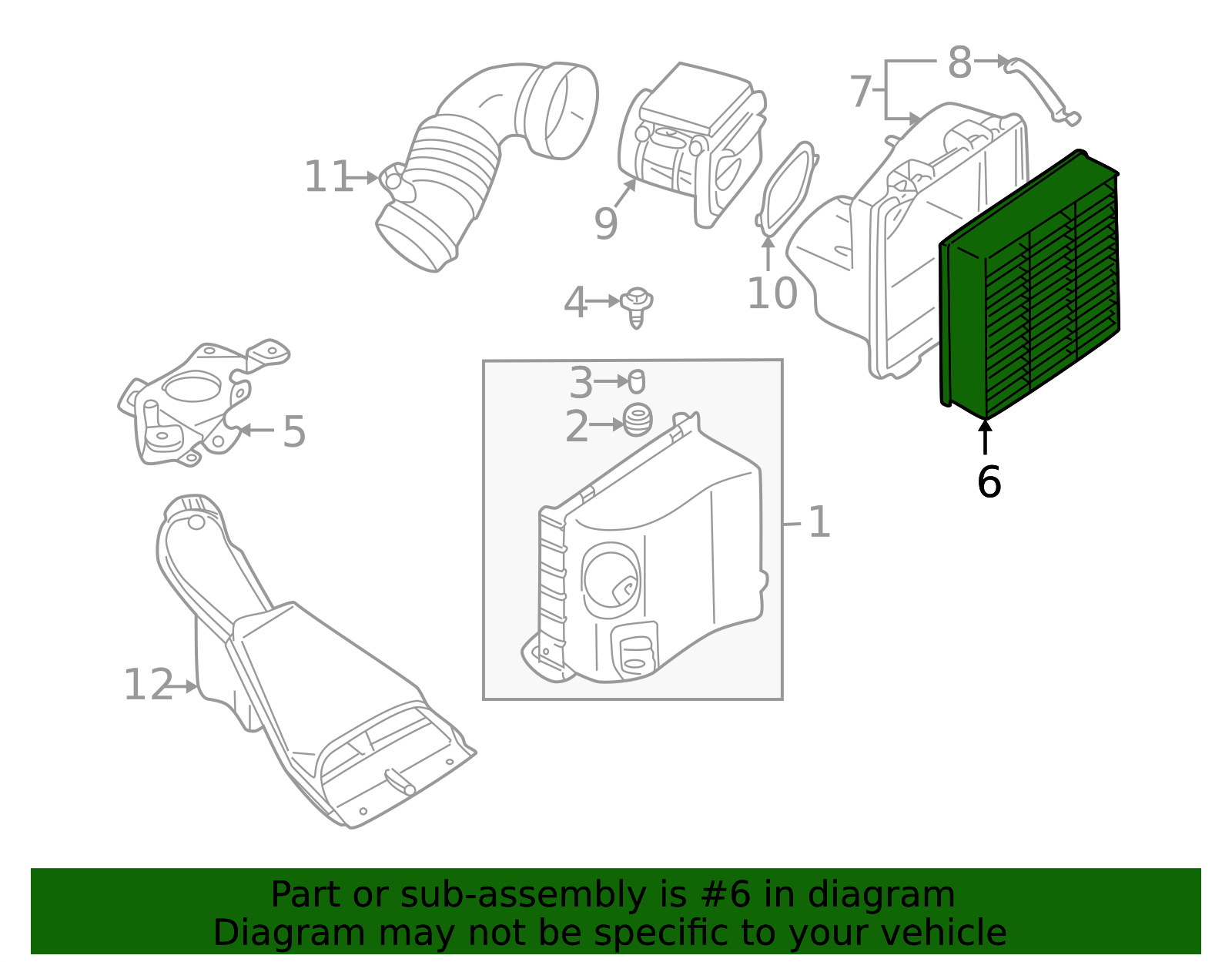 1997-2007 Mitsubishi Advantage Select™ Engine Air filter,2.4L,VSP ...