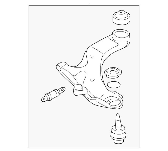 2001-2006 Hyundai Lower Control Arm 54500-2D002-DS | OEM Parts Online