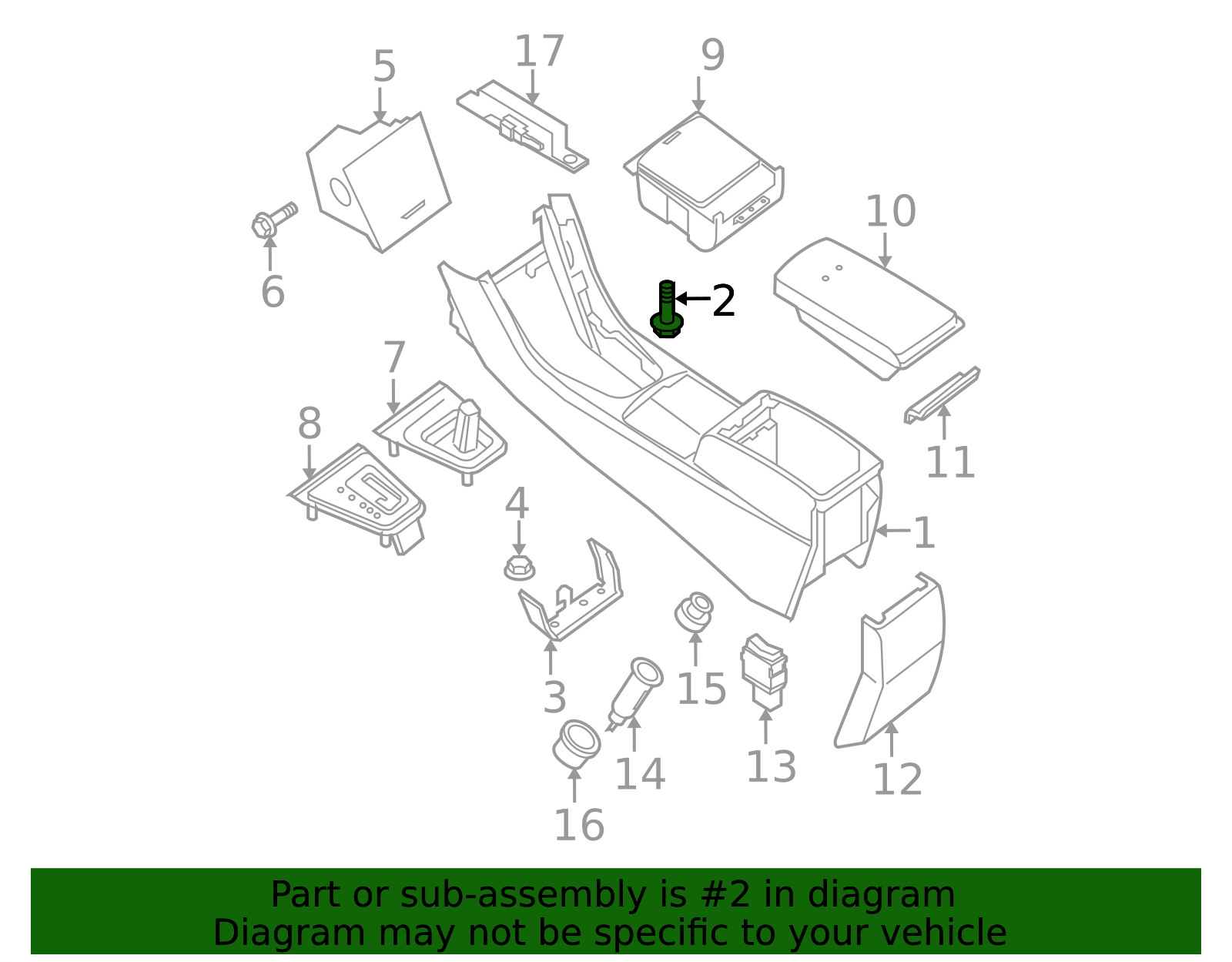 01461-00871 - Center Console Screw 2007-2009 Nissan Altima | Official ...