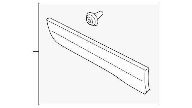 2017-2019 Ford Escape | Side Molding | JJ5Z-7825556-AA | Walls' Ford Parts