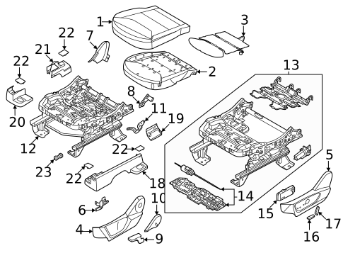 Power Seats for 2025 Ford Maverick | Ford Parts Direct