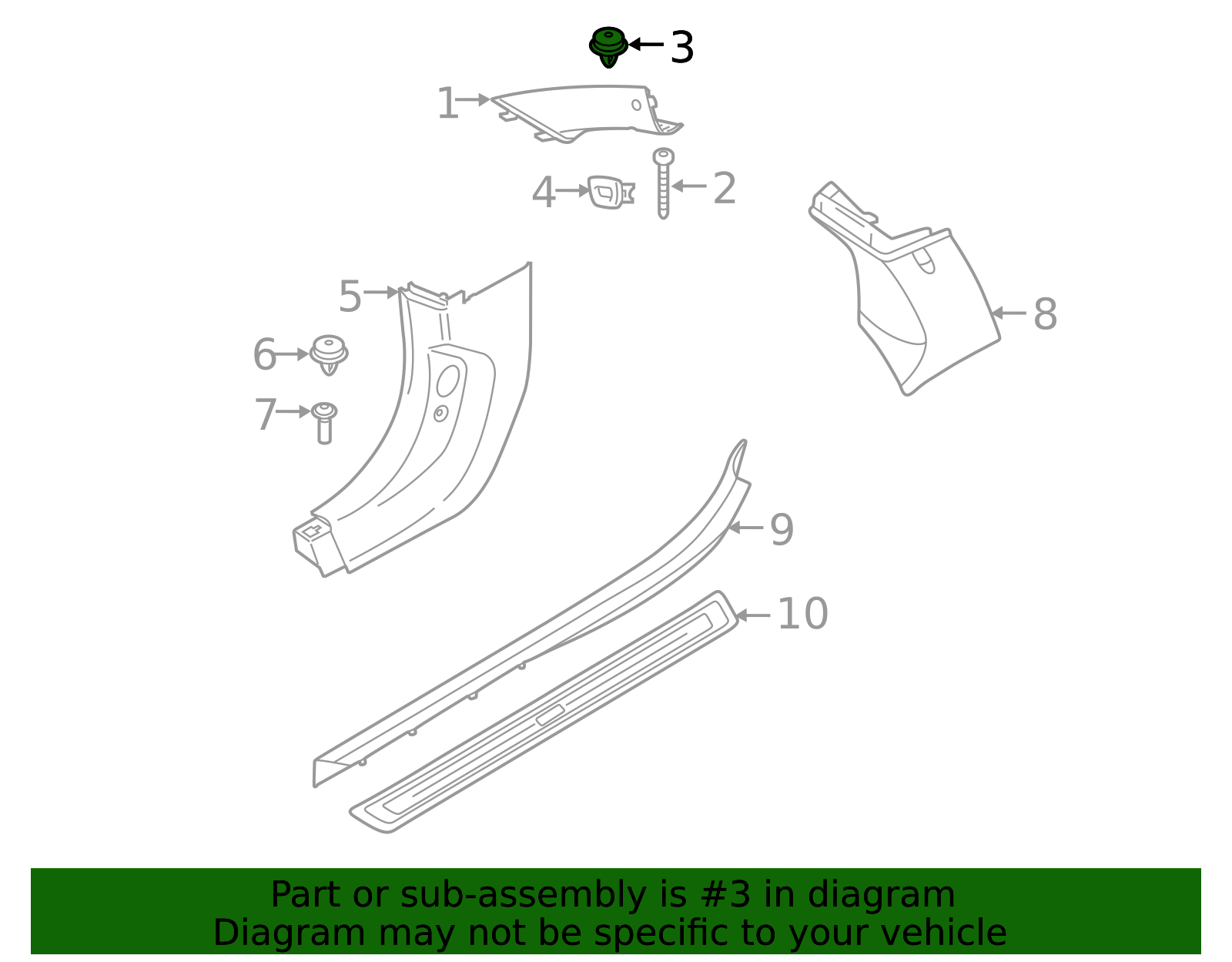 51437001492 - 2000-2026 BMW Door Trim Panel Clip (51-43-7-001-492 ...