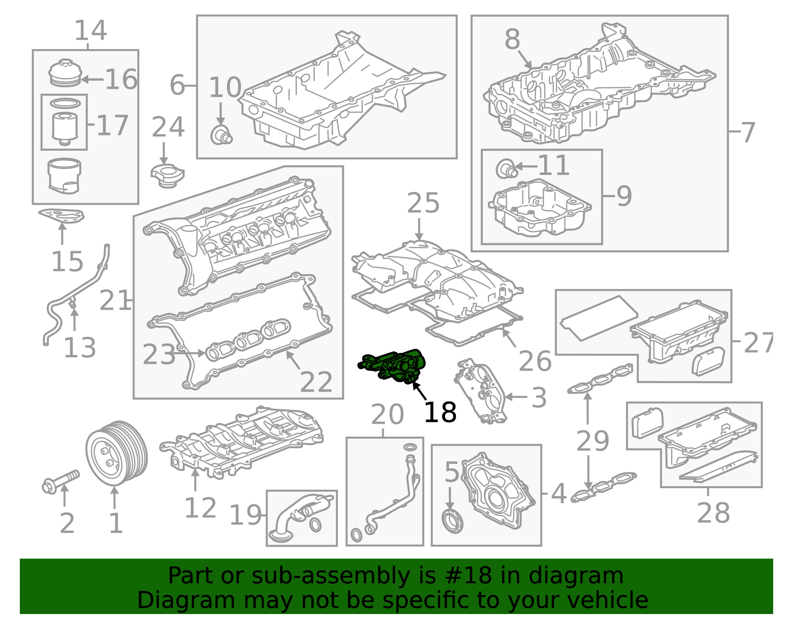 2013-2024 Jaguar Oil Pump AJ813913 | OEM Parts Online