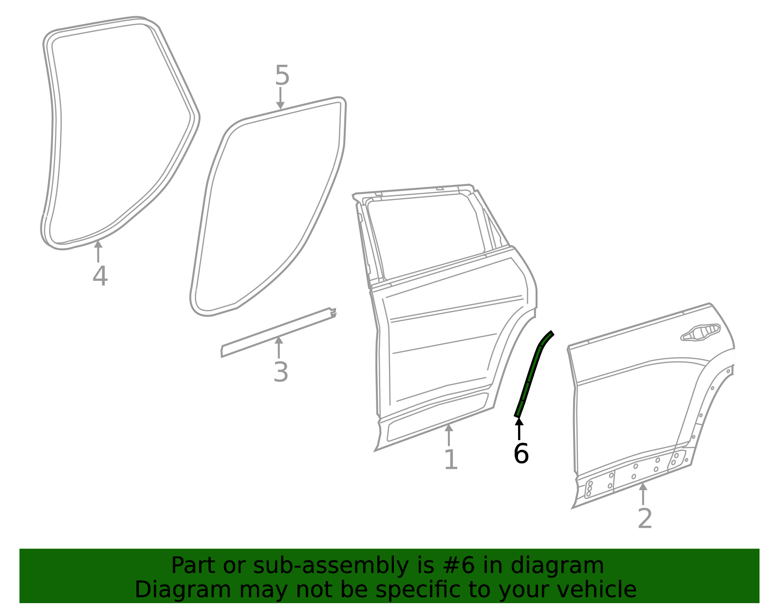 Lower Weather-Strip 68143139AC | MoparPartsCanada.ca